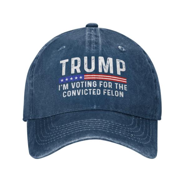 商品名:  Suirtaeop I'm Voting for The Convicted Felon Hat Men Dad Hat Adjustable Hats Navy Blueブランド: Suirtaeop商品サイズ: One Si...