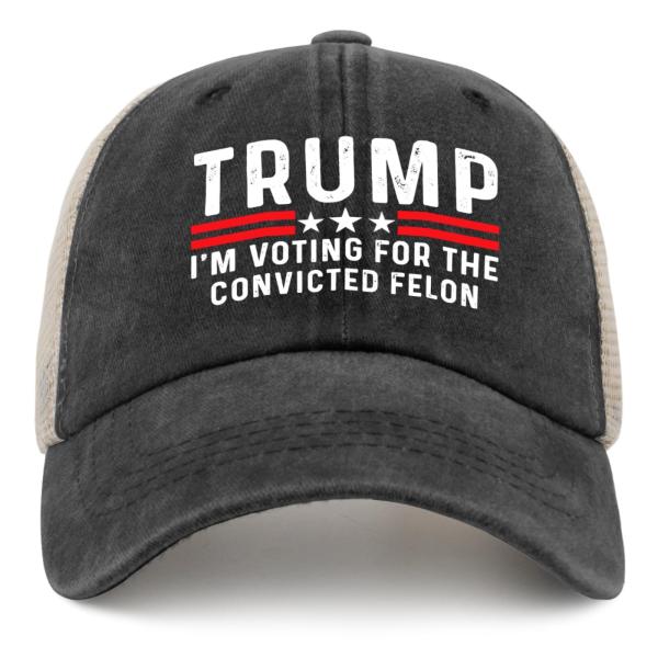 商品名:  Suirtaeop I'm Voting for The Convicted Felon Hat Trucker Hat Women Trendy Mesh Cap for Summer Blackブランド: Suirtaeop...