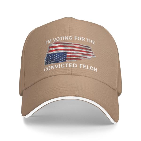 商品名:  Elixvsoer I'm Voting for The Convicted Felons Hat Men Baseball Caps Funny Cap Naturalブランド: Elixvsoer商品サイズ: One Siz...