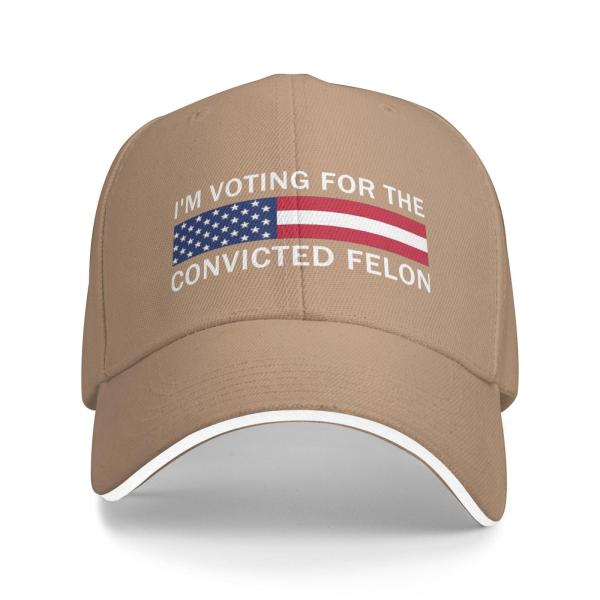 商品名:  Ositerpz I'm Voting for The Convicted Felons-26 Hat for Men Baseball Cap Graphic Cap Naturalブランド: Ositerpz商品サイズ: O...