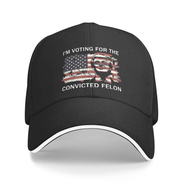 商品名:  Elixvsoer I'm Voting for The Convicted Felons Cap Women Dad Hats Funny Hats Blackブランド: Elixvsoer商品サイズ: One Size高さ:...