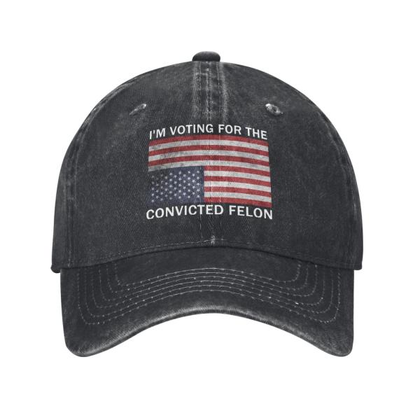 商品名:  I'M Voting for The Convicted Felons Cap for Men Baseball Hat Fashionable Caps Blackブランド: pabeorsn商品サイズ: One Size高さ...