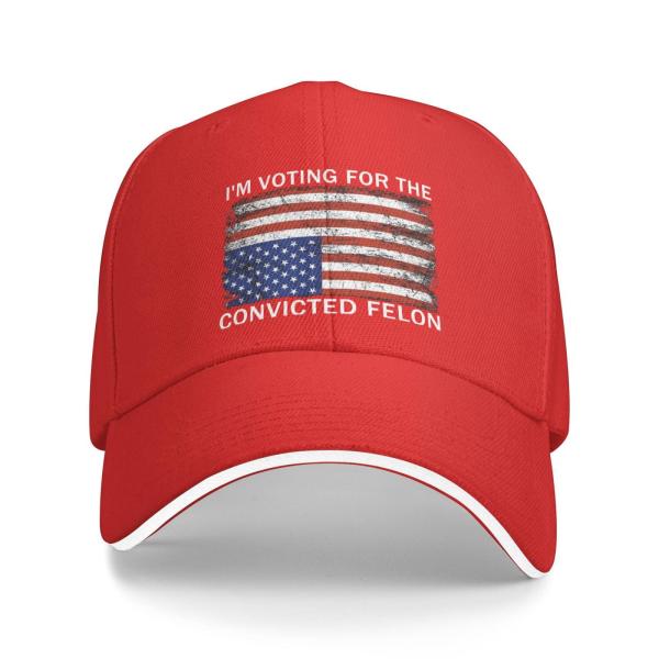 商品名:  Elixvsoer I'm Voting for The Convicted Felons Hat Women Baseball Hat with Design Hat Redブランド: Elixvsoer商品サイズ: One ...