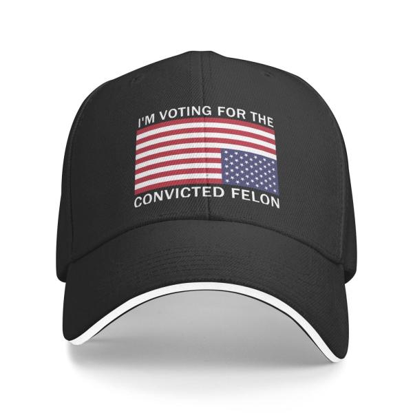 商品名:  Ositerpz I'm Voting for The Convicted Felons Cap for Men Baseball Hats with Design Hats Blackブランド: Ositerpz商品サイズ: ...
