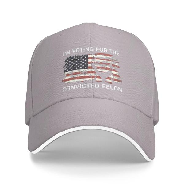 商品名:  Ositerpz I'm Voting for The Convicted Felons Hat for Women Dad Hats Cool Hats Grayブランド: Ositerpz商品サイズ: One Size高さ:...