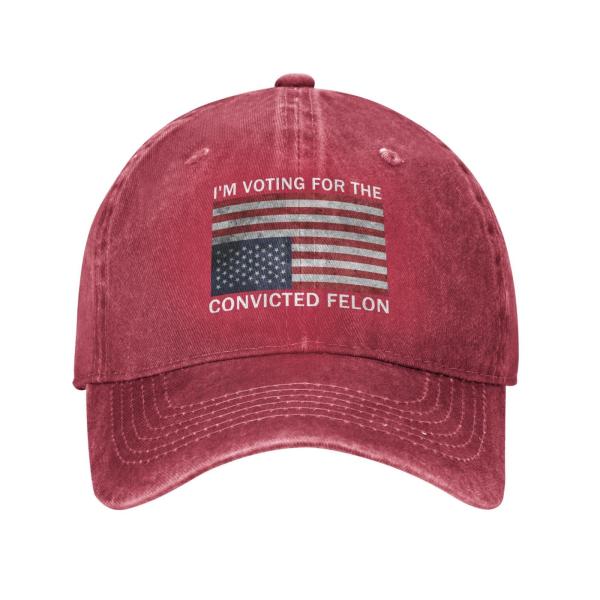 商品名:  Ositerpz I'M Voting for The Convicted Felons Cap Women Dad Hat Graphic Hat Redブランド: Ositerpz商品サイズ: One Size高さ: 1.7...