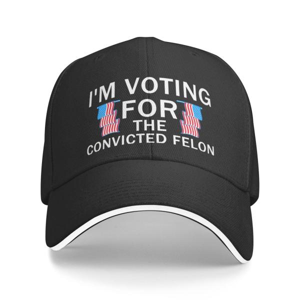 商品名:  Elixvsoer I'm Voting for The Convicted Felons-29 Hat Men Baseball Cap Graphic Cap Blackブランド: Elixvsoer商品サイズ: One S...