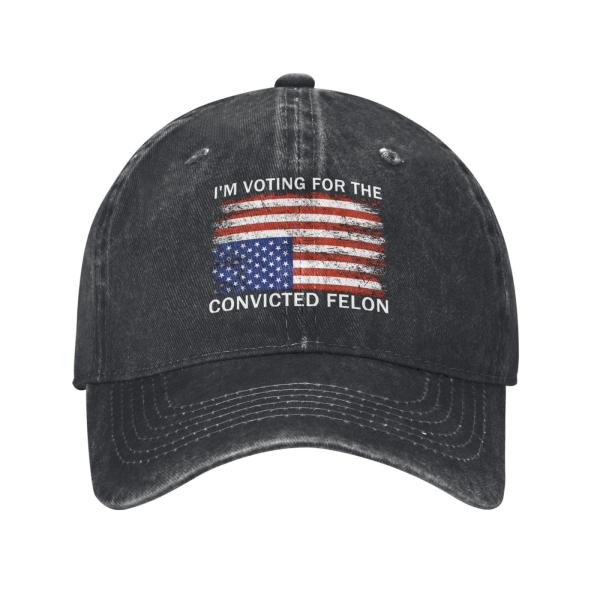 商品名:  Elixvsoer I'm Voting for The Convicted Felons Hat for Women Baseball Hat Vintage Hat Blackブランド: Elixvsoer商品サイズ: On...