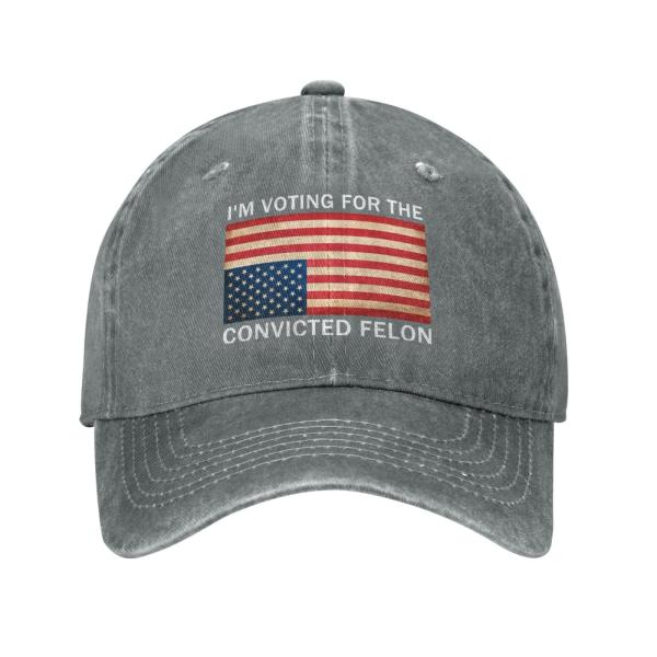 商品名:  pabeorsn I'M Voting for The Convicted Felons Hat Men Baseball Hats Cool Hat Grayブランド: pabeorsn商品サイズ: One Size高さ: 1...