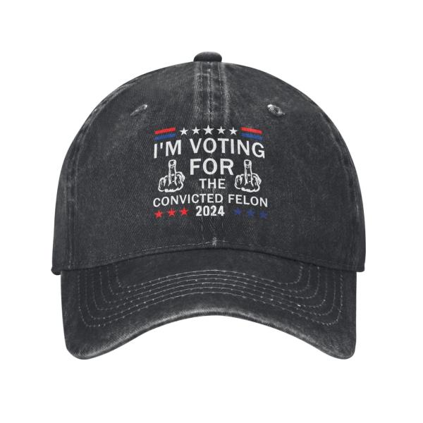 商品名:  Elixvsoer I'm Voting for The Convicted Felons Hat Men Baseball Cap Vintage Cap Blackブランド: Elixvsoer商品サイズ: One Size...