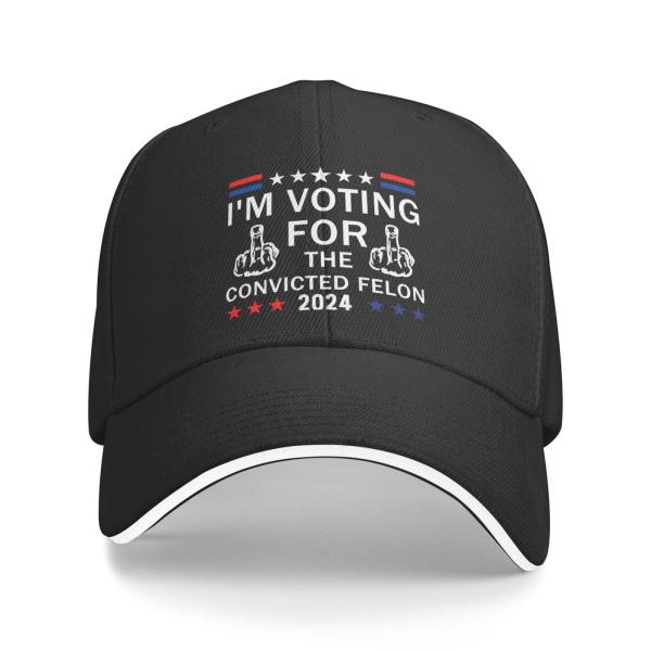 商品名:  Ositerpz I'm Voting for The Convicted Felons Hat for Women Dad Hats Graphic Cap Blackブランド: Ositerpz商品サイズ: One Size...