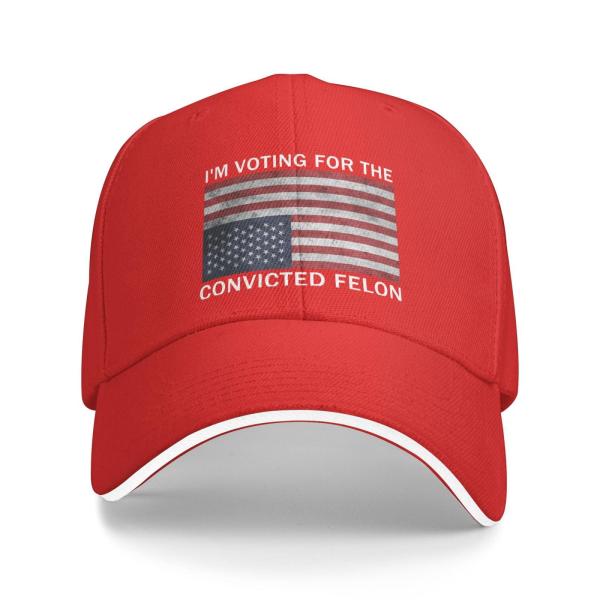 商品名:  Elixvsoer I'm Voting for The Convicted Felons Cap Men Baseball Caps Fashionable Hats Redブランド: Elixvsoer商品サイズ: One ...
