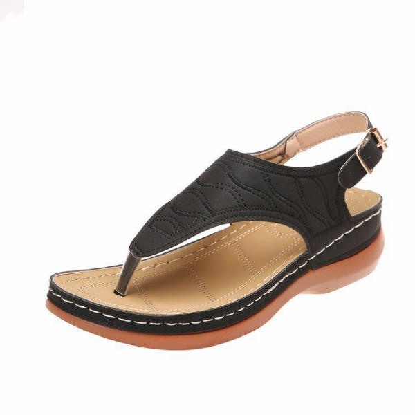 商品名:  Orthopedic Sandals for Women Arch Support Wide Flip Flops Beach Non Slip Wide Width Wedge Sandals Dressy Summer Or...