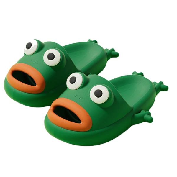 商品名:  Frog and Fish Slippers for Women Men Animals Slippers Open Toe Slide Sandals Summer Funny Slides Beach Shoes 2024ブ...