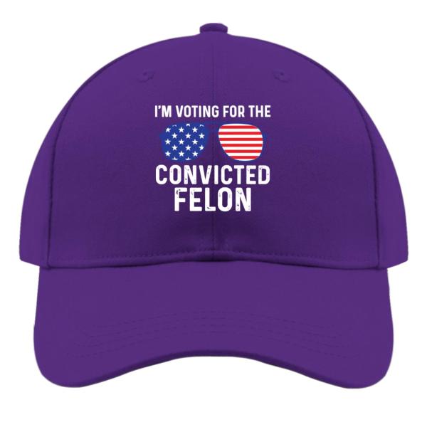 商品名:  I'm Voting for The Convicted felon Hat Trucker Hat Men Vintage Mesh Baseball Cap for Summer Purpleブランド: Drouerby商品...