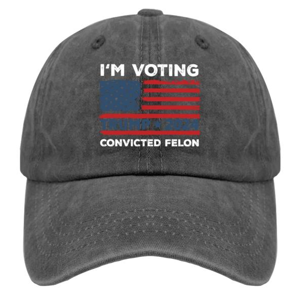 商品名:  I'm Voting for The Convicted felon Trucker Hat Women Trendy Mesh Baseball Cap for Summerブランド: Drouerby商品サイズ: One S...