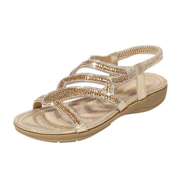 商品名:  Walking Sandals Women Closed Toe Black Sandals Women Wedge 2 Inch Heel Flip Flops For Women Memory Foam Wedge Hous...
