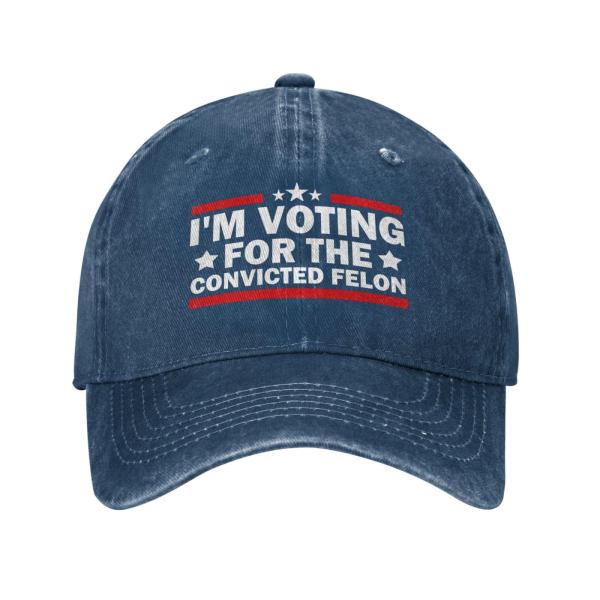商品名:  Elixvsoer I'm Voting for The Convicted Felon Hat Women Dad Hat Funny Hat Navy Blueブランド: Elixvsoer商品サイズ: One Size高さ...