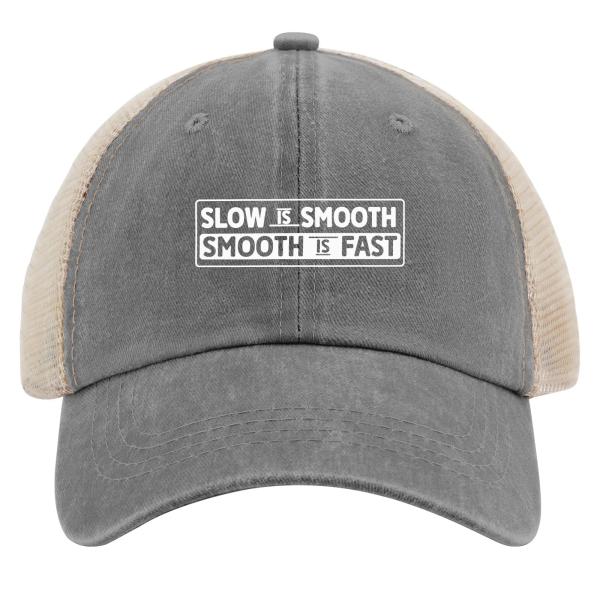 商品名:  ZHZQIHFX Slow is Smoothh Smoothh is Fast Trucker Hats Veterans Day Pickleball Cap for Womens Running Caps Breathab...