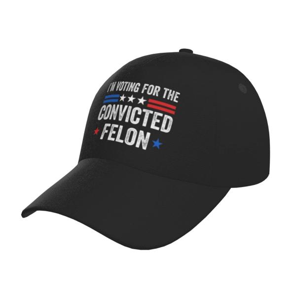 商品名:  I'm Voting for The Convicted Felon Baseball Caps for Women Men Adjustable Cute Funny Black Hats for All Seasonブランド...