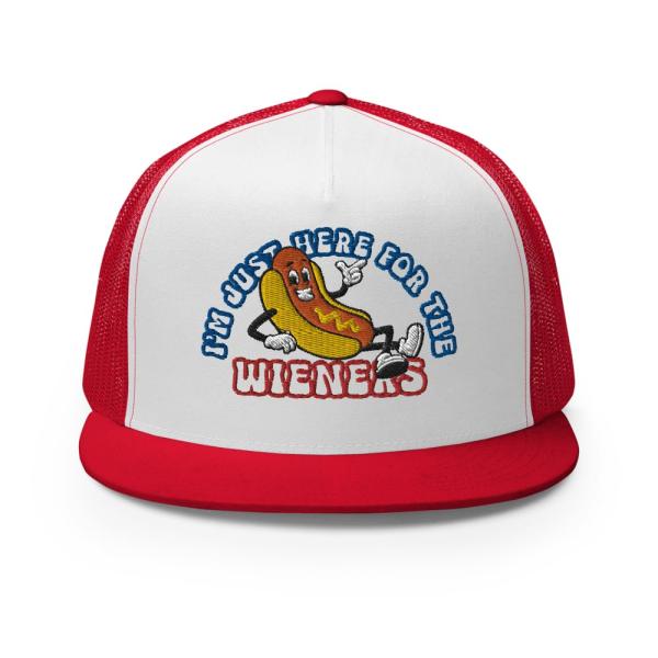 商品名:  Script Hats I'm Just Here for The Wieners 4th of July Funny Snapback Trucker Hatブランド: Script Hats商品サイズ: One Size重量...