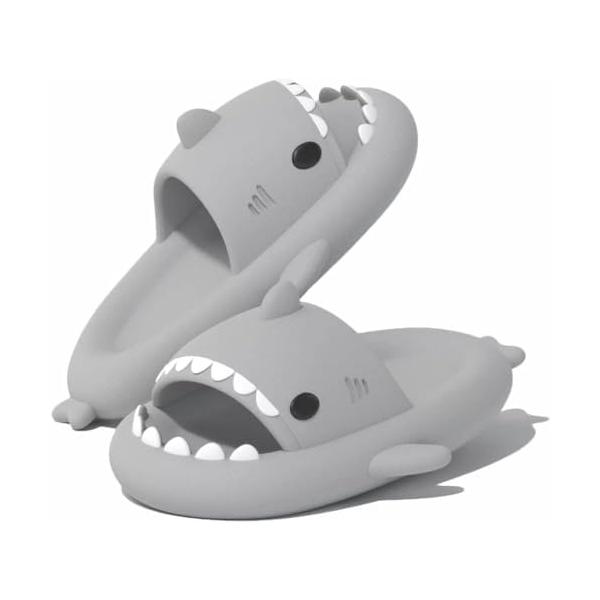 商品名:  Bohuma Shark Cloud Slippers, Shark Cute Slides for Women Man,Summer Slipper Sandals Spa Platform Shoes Non-Slip Be...