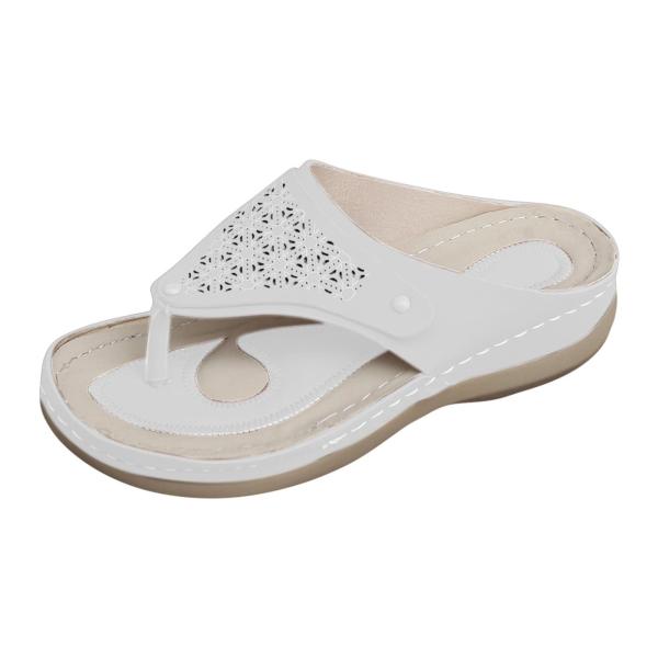 商品名:  zapatos de vestir marrones Fall Women's Hollow Out Sandals Shoes Thick Sole Slippers Clip Toe Herringbone Flats Sh...