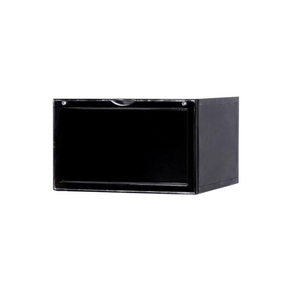 横置き対応の組み立て式シューズケース。中身が見えやすい透明度の高いフタはマグネット付きでパチッと閉じられます。ハイカットの靴も入れられます。対応サイズ：31cmまで対応（靴の形状により、入らない場合があります。）外寸サイズ：W36×D29×...