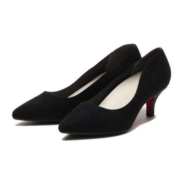 足をキレイに魅せるパンプス SLIM BEAUTY パンプス美のプロフェッショナル「SLIM BEAUTY HOUSE」監修のもと、履きやすさとスタイルアップを同時に叶える「究極の美脚パンプス」を共同開発。キレイ魅せポイント(1)スリムな印...