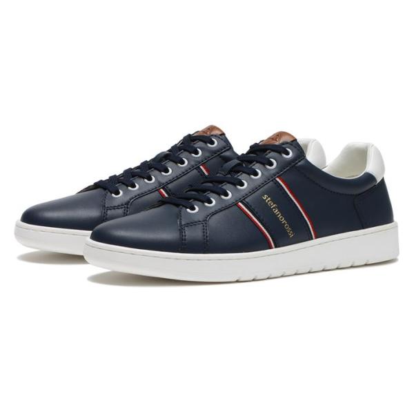 ヨーロッパの風を感じる大人のスニーカースタイル。落ち着いたデザインだけでなく履き心地も配慮。それがSTEFANORROSSI”EURO SNEAKER”のコンセプト。■素材特徴 アッパーは本革を使用。足に馴染みやすくて疲れにくい、本革の質感...