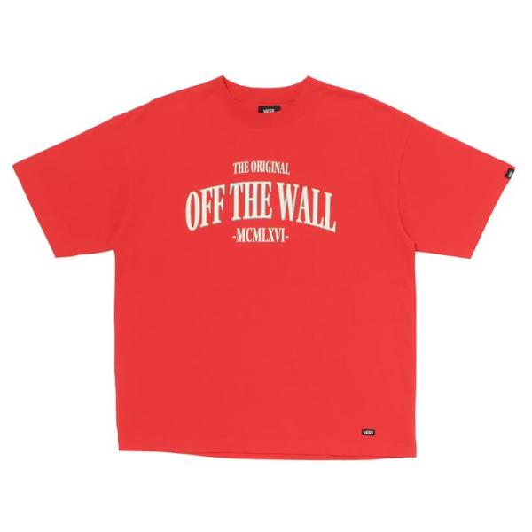 空紡糸を使用した天竺生地のショートスリーブTシャツ。90年代風アーチ型のロゴがフロントにプリントされている。左裾のFlying-Vのミニワッペン刺しゅうがアクセントになっている。素材＝綿100%M＝着丈：68.5cm　身幅：57cm　肩幅：...