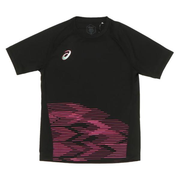 ドライ素材のグラフィック半袖シャツ。アイコニックな24年シーズンのキーグラフィックASICS JAPONISM[矢絣〜YAGASURI]を両肩にプリントしたグラフィックシャツ。スパイラルマークは、上部のポイントとしてオーロラプリントとラバー...