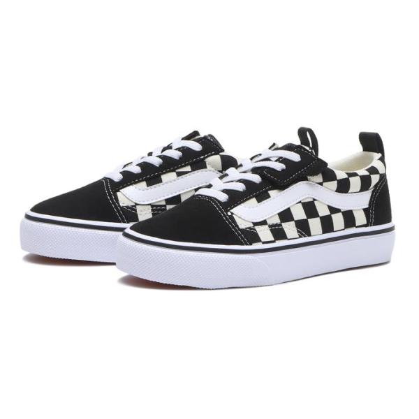 VANS【ヴァンズ】クラシックラインの代表モデル・OLD SKOOL(オールドスクール)のプリスクールサイズモデル。アッパーには柔らかな素材を採用、履き口はベルクロストラップが搭載されているので履き口が大きく開き足の甲に合わせた調整が可能。...