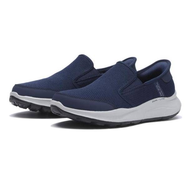 スケッチャーズ・ハンズフリー・スリップインズ・リラックスフィットを履いて、気軽に出かけよう： イコライザー5.0 - ドレイズ。スケッチャーズ独自のヒールピローを採用したこのレースレススリッポンは、アッパーにヤーデージメッシュ、シンセティッ...