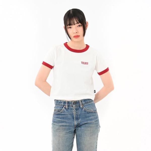 胸のワンポイント刺繍とリブの色を合わせた、デイリーに使えるリンガーＴ。スポーティかつスタイリッシュなデザインで着回しも抜群です。上記サイズ表は各部位の目安寸法となります。製品の仕上がり寸法ではございません。こちらの商品は商品不良を除く返品・...