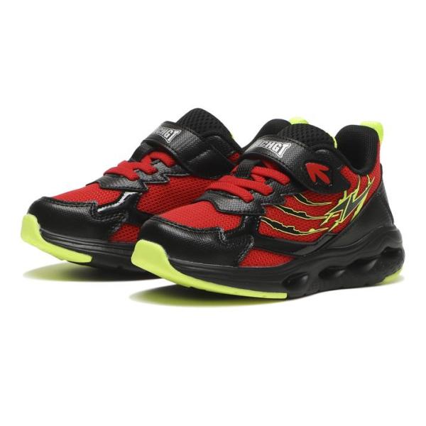 学研の図鑑LIVE「恐竜」より第三弾コラボの登場です。サイドに大きく描かれた爪痕が特徴的な1足です。ベルトには各恐竜の足跡がプリントされています。アウトソールは歩くたびに光るライト付き。インソールはそれぞれの恐竜がリアルに描かれております。...