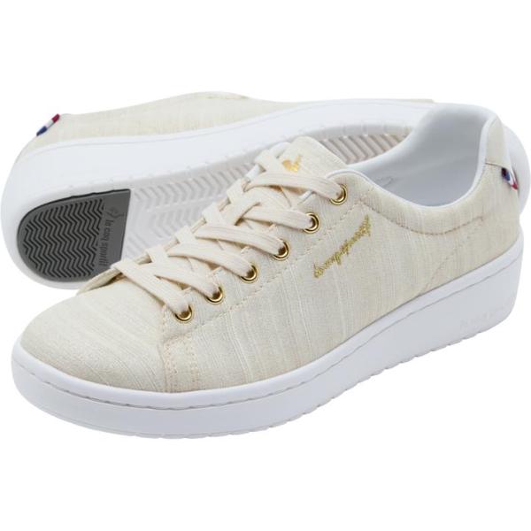 ルコックスポルティフ定番コートモデル「LA ROLAND(ラ ローラン)」を軽量で足にフィットしやすい屈曲性のあるヒールアップデザインにアレンジ。どんなスタイリングも格上げするヒールスニーカーです。心地よいフィット感のインソールは、嬉しい消...