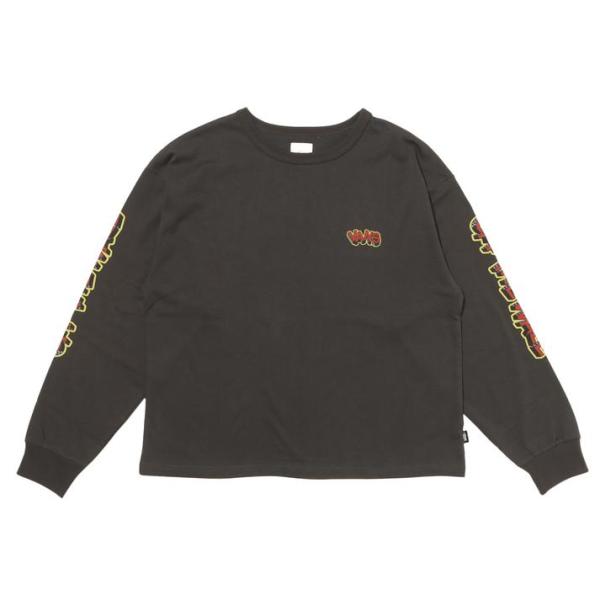 キャッチーなロゴがポイントのロングスリーブTシャツ。クロップド丈でさまざまなボトムスと合わせやすく、スタイルアップも叶います。S＝着丈：58cm 身幅：52cm 肩幅：53cm 袖丈：53cmM＝着丈：61cm 身幅：54cm 肩幅：55c...