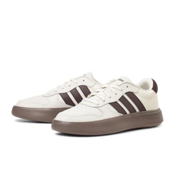 バスケットボールシューズにインスパイアされたさりげないデザインで、お気に入りのスタイルに合わせやすい一足。Cloudfoamミッドソールが、快適でソフトな履き心地をもたらす。レザーと合成素材を組み合わせたアッパーが、クラシックな雰囲気を醸し...