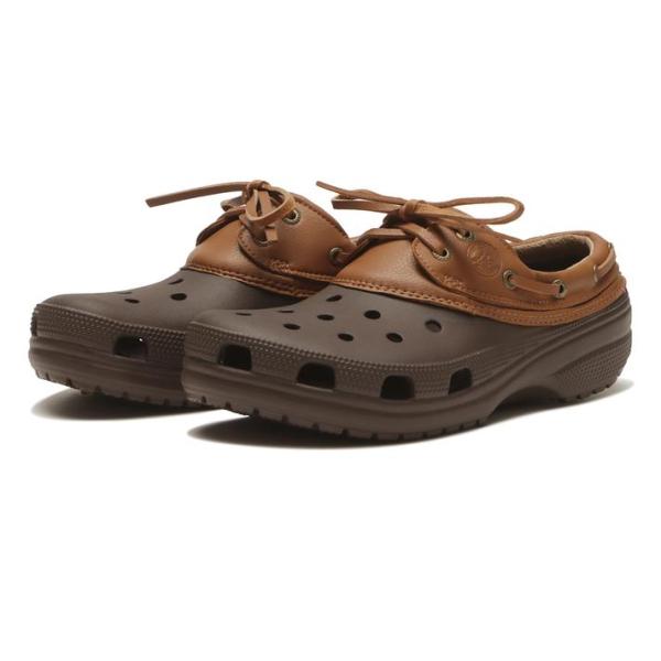 【商品詳細】快適な履き心地や簡単に履ける構造ブランドのクラシックな魅力を再解釈し、アーカイブモデルを現代的にアップデートしたモデル軽量、水に強い設計で浮遊性ジビッツ チャームでオリジナルの一足にカスタマイズ速乾性でお手入れ簡単アイコニックコ...