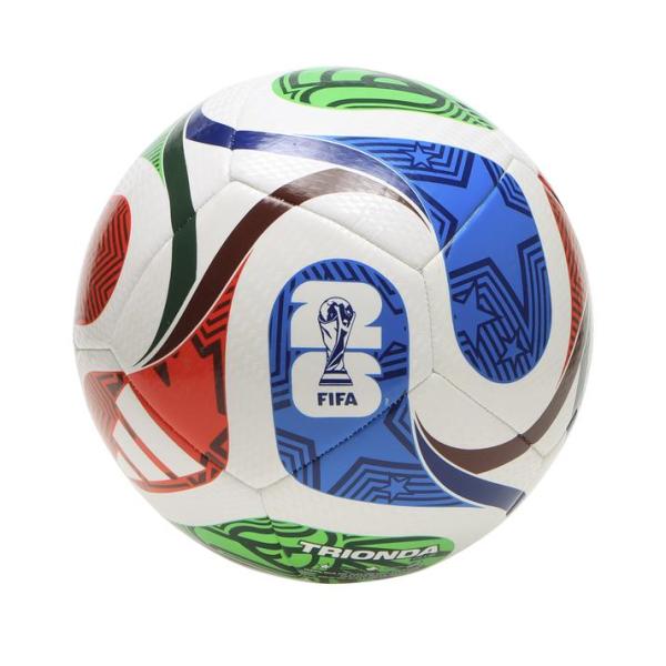 FIFA WORLD CUP 26 公式試合球 同色レプリカモデル素材=人工皮革（=合成皮革）上記サイズ表は各部位の目安寸法となります。製品の仕上がり寸法ではございません。こちらの商品は商品不良を除く返品・交換はお受け致しかねます。商品を入...