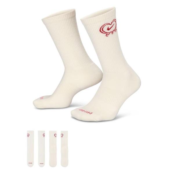 IH8626-133《商品説明》ナイキ ED PL CSH CRW 1P VDAY 144Cushioned Crew Socks (1 Pair)前足部とかかとの下に配したクッションで、ワークアウトの衝撃を緩和。土踏まず周りのバンドがぴっ...