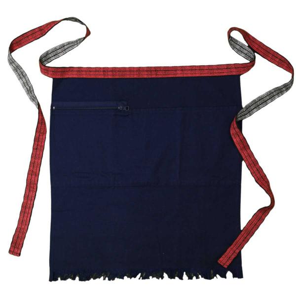 【発売日：2018年02月09日】男女兼用・帆前掛け ・前掛けエプロン ・ 本体は棉100% ・ 左右に分かれたポケット付き ・ 右半分にZIPポケット ・ シンプルな無地 ・ しっかり丈夫で 機能的な作業着みたいな帆前掛け ・ 服を汚れか...