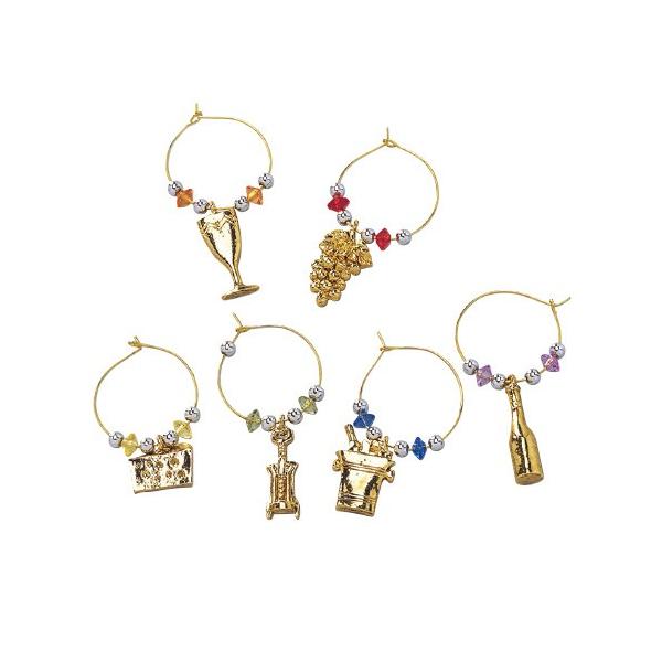 ◎配送方法：通常：宅配便（メール便対応商品）◎商品名：グラスマーカー 6個セット ゴールド◎メーカー：ファンヴィーノ◎品番：08201◎製品サイズ：170×206×153◎材質：ピューター◎梱包形態：プラスチックボクス◎関連シリーズ：グラス...