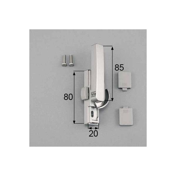 部品名 : クレセント大（右用）品種 : 台座寸法[80〜85]商品コード : AAAZC12R色 : シルバー内容物 : 本体AAAZC12R (CPJ264R)×１、ネジカバー×２、取付ネジセット×１備考 : 寸法：取付ネジ穴ピッチ50...