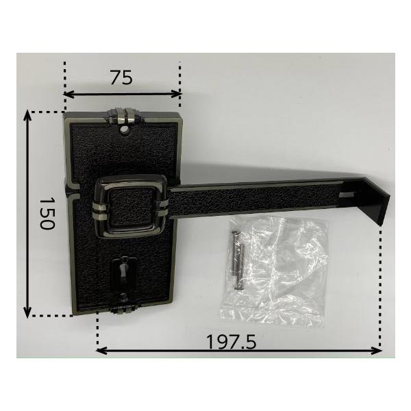 部品名 : Ｆ型錠　内部化粧座アームセット( 両開き用) 商品コード : C8AAB0218色 : アンバー内容物 : 本体　C8AAB0218×1　皿小ねじ　Ｍ５*35（２本入り）適用商品：MV　樹映No.30〜33・38〜43・45〜5...