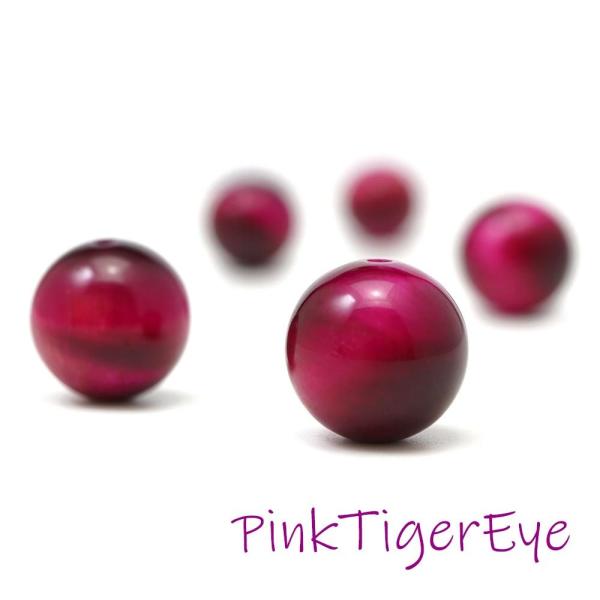 天然石名：ピンクタイガーアイ 天然石英名：PinkTiger'sEye商品形状：粒売り 1粒 ビーズ径 14mm ※ビーズ径+-0.5mmカラー：モニターの発色具合によって実際のものと色が異なる場合があります。ハンドメイドのブレスレット・ア...