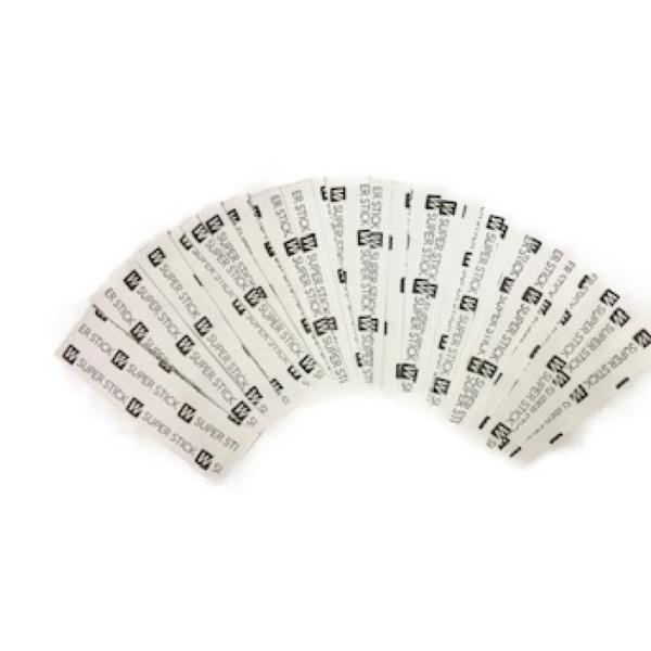 再粘着力あり　お得20パック（720枚）のまとめ買い　寸法 2.5cm x 7.6cm<br>一袋36枚入り（20パック合計720枚)<br>粘着力　　　：★★★☆☆<br>肌への優しさ：★★★☆☆&lt...