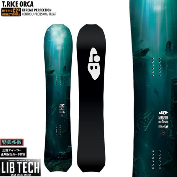 LIB TECH LIBTECH SNOWBOARD 25‐26 T.RICE ORCA リブテック LIB TECH LIBTECH SNOWBOARD 25‐26 T.RICE ORCA リブテック