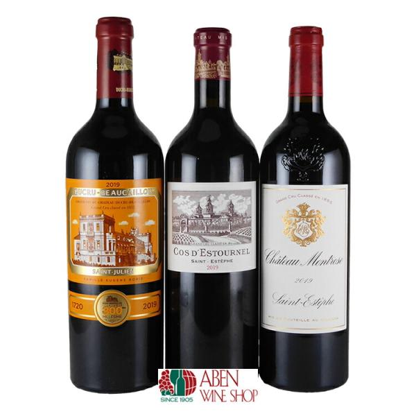 【送料無料】ボルドー第2級 スーパーセカンドワイン 3本セット　(750ml)シャトー デュクリュ ボーカイユ　2019年 750mlシャトー コス・デストゥルネル　2019年 750mlシャトー モンローズ　2020年 750ml【赤ワイ...